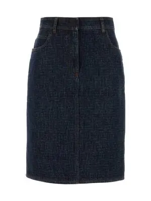 Fendi Denim Skirt - Blue