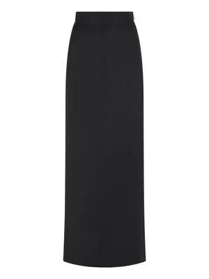 MAISON MARGIELA Virgin Wool Maxi Trouser Skirt - Black