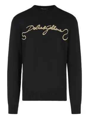 Dolce & Gabbana Virgin Wool Sweater - Black