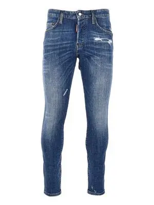 Dsquared2 Stretch Denim Skater Jeans - Blue