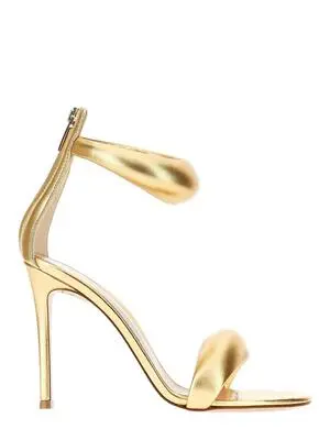 GIANVITO ROSSI Bijoux Nappa Leather Sandals - Gold