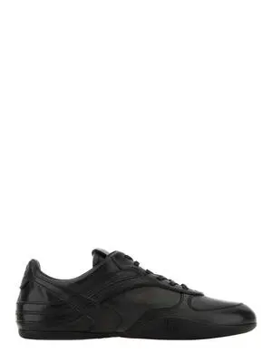 Miu Miu Leather Sneakers - Black