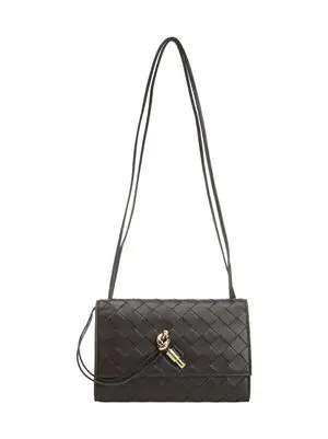 Bottega Veneta Andiamo Clutch Bag - Brown