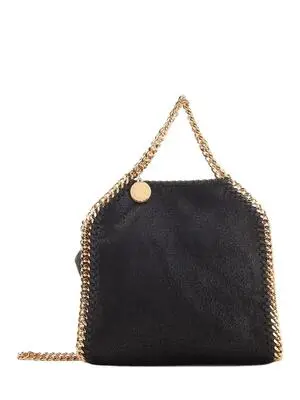 Stella McCartney STELLA MCCARTNEY Falabella Micro Tote Bag Black