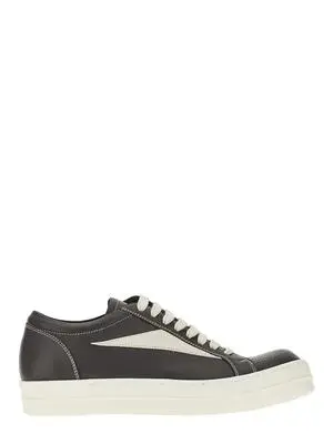 Rick Owens RICK OWENS Leather Vintage Sneakers Brown