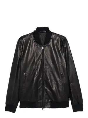Brioni Leather Jacket - Black