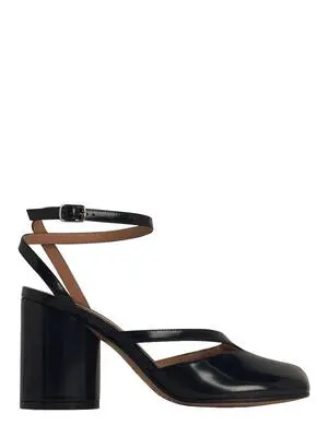 MAISON MARGIELA Tabi' Leather Sandals - Black