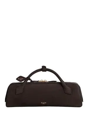 Alaïa Teckel Clutch Suede Handbag - Multicolor