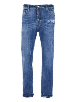 Dsquared2 Distressed Denim Jeans - Multicolor