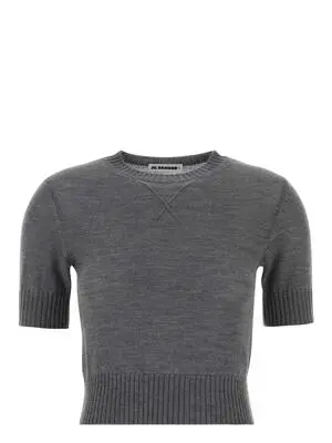 JIL SANDER Virgin Wool Sweater - Gray