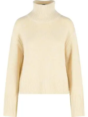 LISA YANG Femi Cashmere Turtleneck Sweater - Yellow