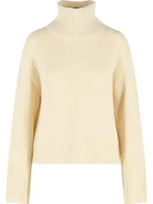 LISA YANG Femi Cashmere Turtleneck Sweater - Yellow