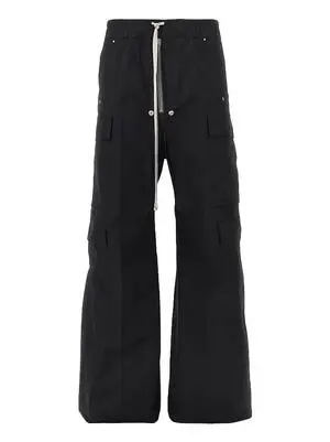 Rick Owens Cargobelas' Stretch Cotton Pants - Black