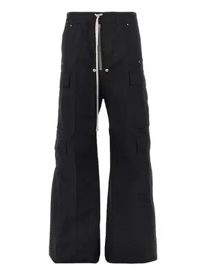 Rick Owens RICK OWENS Cargobelas Stretch Cotton Pants Black