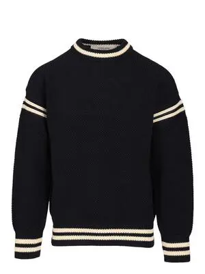 GOLDEN GOOSE Journey Cotton Sweater - Blue