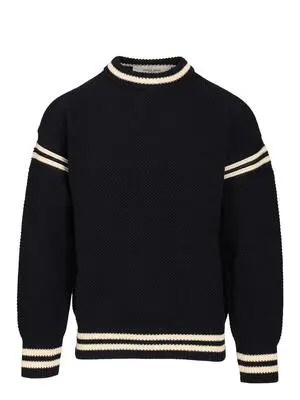GOLDEN GOOSE Journey Cotton Sweater - Blue