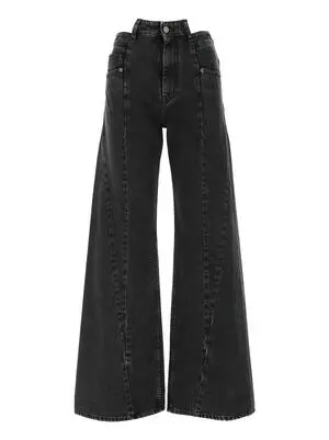 MAISON MARGIELA Wide Leg Jeans - Multicolor