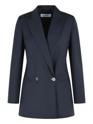 Max Mara Max Mara 'Bikini' Deep Blue Tela Blazer Women Blue