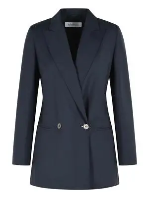 Max Mara MAX MARA Deep Tela Blazer Blue