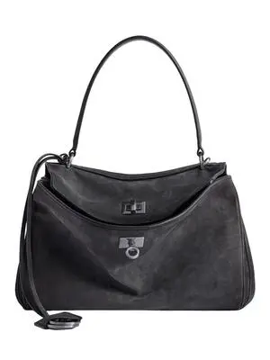 Balenciaga Rodeo Suede Crossbody Bag - Multicolor