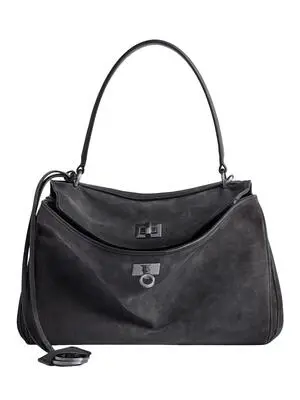 Balenciaga Rodeo Suede Crossbody Bag - Multicolor