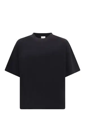 Dries Van Noten Dries Van Noten Men Monochrome Cotton T-Shirt Black