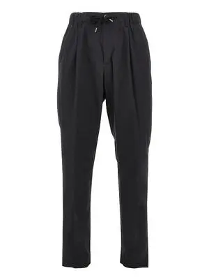 Herno Technical Poplin Pants - Black