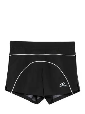 Balenciaga Techwear Shorts In Technical Fabric - Black