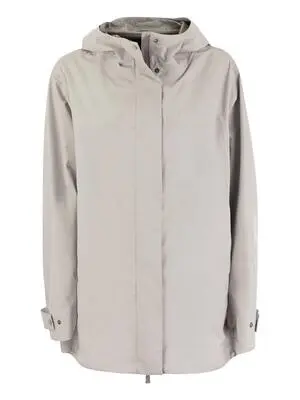 Herno Parka With Hood - White