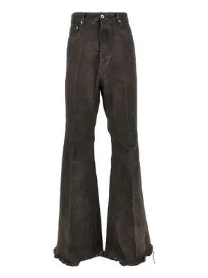 Rick Owens RICK OWENS Bolan Bootcut Denim Jeans Brown