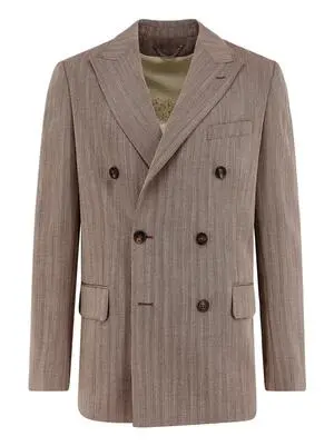 GOLDEN GOOSE Dave Double-breasted Blazer - Multicolor
