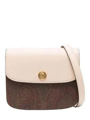Etro Shoulder Bag With Paisley Print Panels - Multicolor