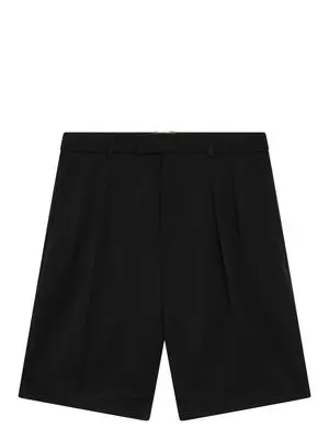 Saint Laurent Tailored Wool Bermuda Shorts - Black