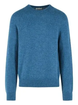 Dries Van Noten Dries Van Noten 'Melbourne' Blue Alpaca Blend Sweater Men Blue