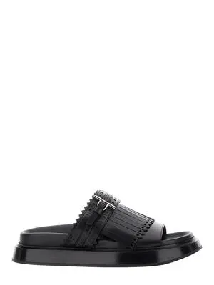 Alexander McQueen Leather Sandals - Multicolor