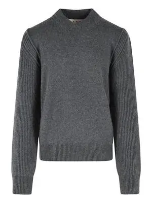 Marni Virgin Wool And Cashmere Sweater - Gray