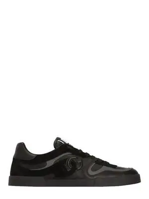 Dolce & Gabbana Low-top Leather Trainers - Black