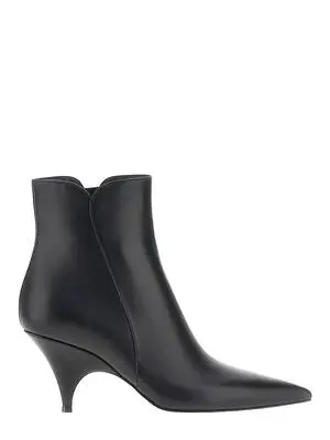 GIANVITO ROSSI Sofia Leather Booties - Black