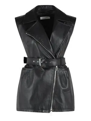 Sportmax Leather Jacket - Black