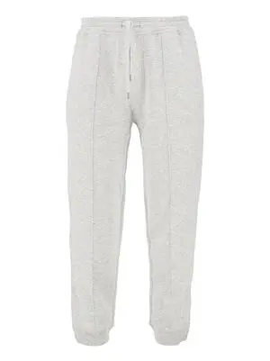 Brunello Cucinelli Mélange Double Jersey Sweatpants - Gray