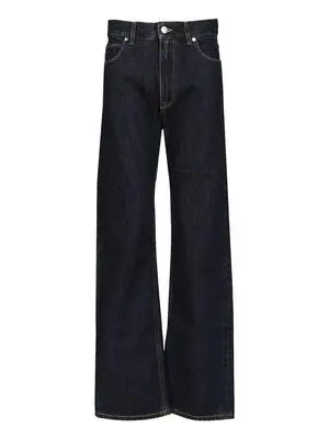 Fendi Long Cotton Jeans - Blue