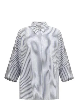 Max Mara S Avenue Striped Shirt - Blue