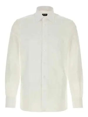 Zegna Poplin Shirt - White