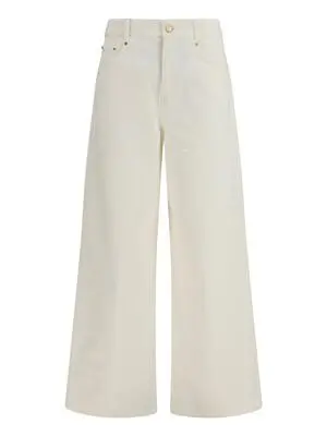 Max Mara Ellisse Wide-leg Trousers - White