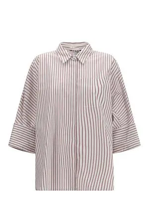 Max Mara 'S Maxmara Women Avenue Striped Shirt Red