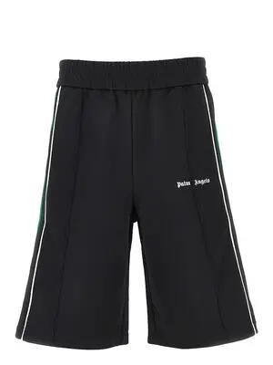 Palm Angels Vintage Band Classic Logo Track Shorts - Black