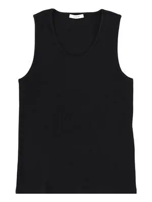LEMAIRE Cotton Tank Top - Black