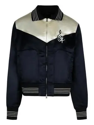 Amiri Music' Polyester Blend Bomber Jacket - Black