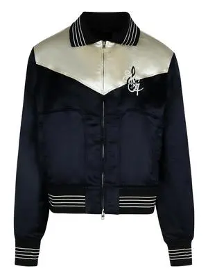 Amiri Music Polyester Blend Bomber Jacket - Black