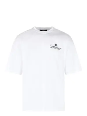 Amiri Built On Dreams' Cotton T-shirt - White